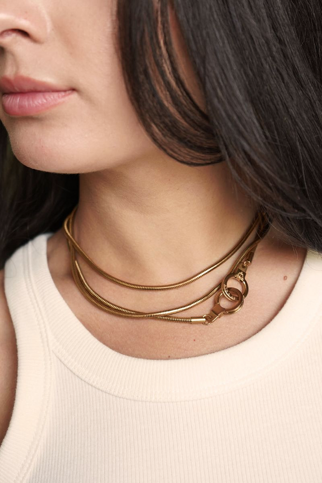 What Goes Around Comes Around Necklace Double Cuff Keepers – Air & Anchor