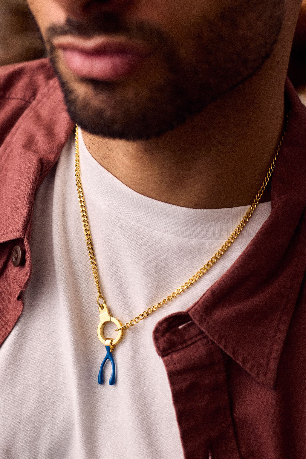 Give a Cuff Lucky Break Wishbone Necklace Set – Air & Anchor