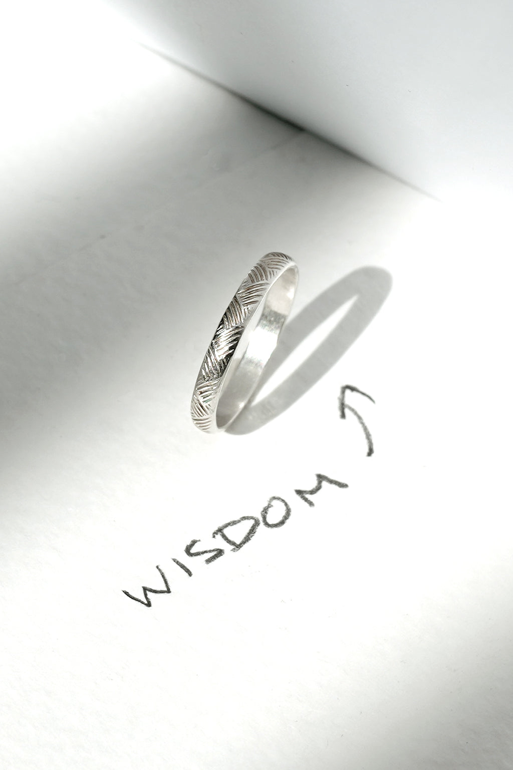 Stackable Wisdom Ring – Air & Anchor