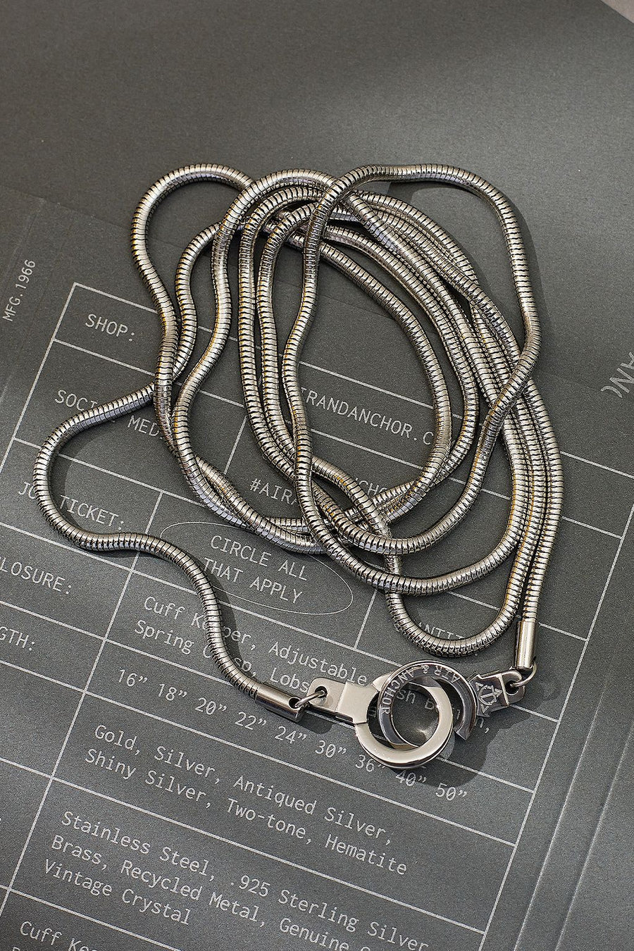 What Goes Around Comes Around Necklace Double Cuff Keepers – Air & Anchor